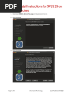 SPSS 16 Student Installation Instructions | PDF | Spss | Operating System Families