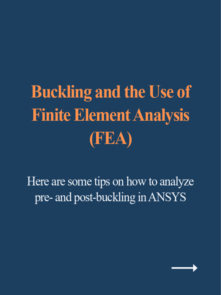 Buckling and The Use of Finite Element Analysis | PDF | Buckling | Eigenvalues And Eigenvectors