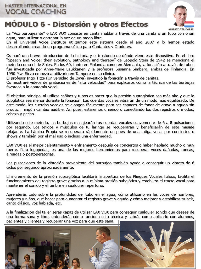 Explicación LAX VOX | PDF