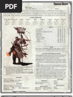 Cheat Sheet Character Creation Rouge Trader | PDF