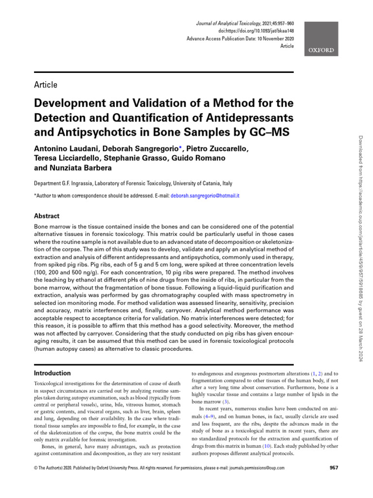 Detection and Quantification by GC-MS | PDF | Gas Chromatography–Mass ...