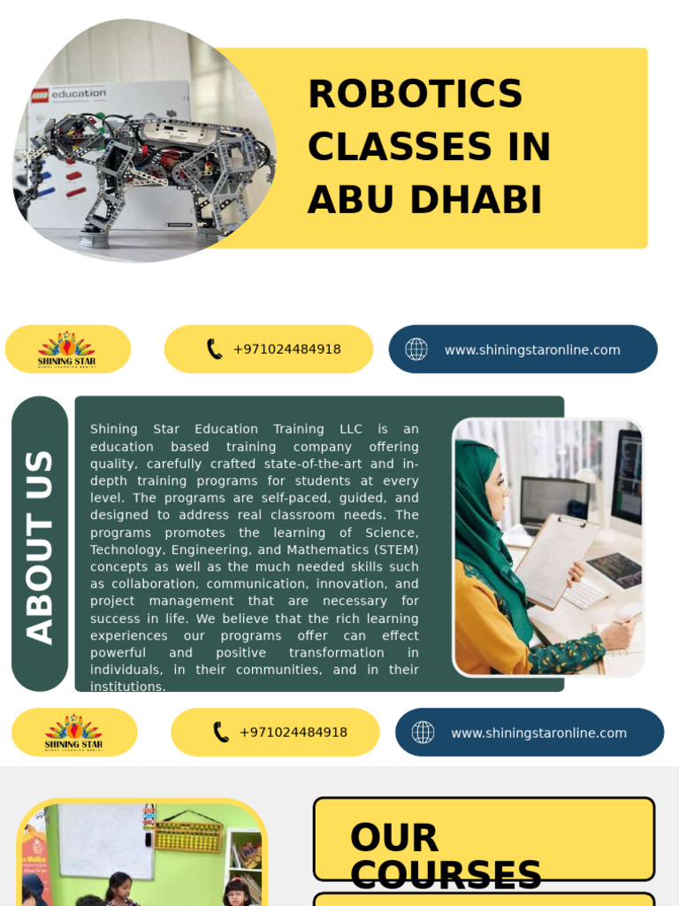 Robotics Classes in Abu Dhabi PDF | PDF