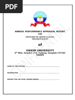 ACR Form and Performa | PDF | Career & Growth | Business