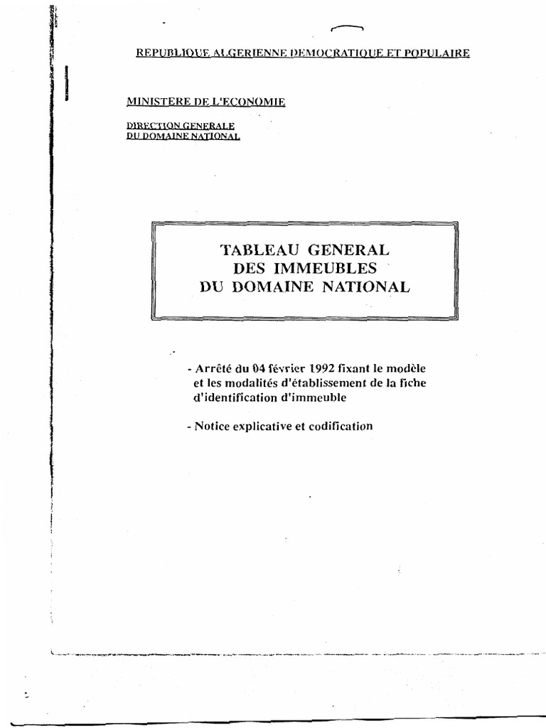 Identification Des Immeubles | PDF