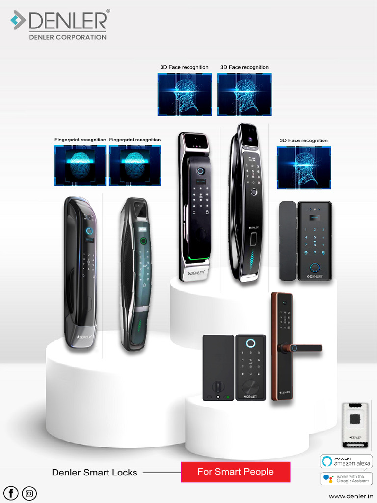 Denler Smart Lock Catalogue | PDF | Ios | Android (Operating System)