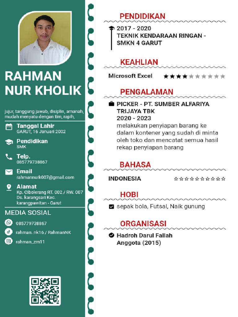 CV Lamaran | PDF