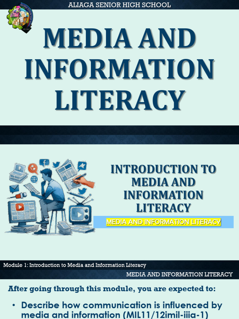 Module 1 Introduction To Media and Information Literacy | PDF ...