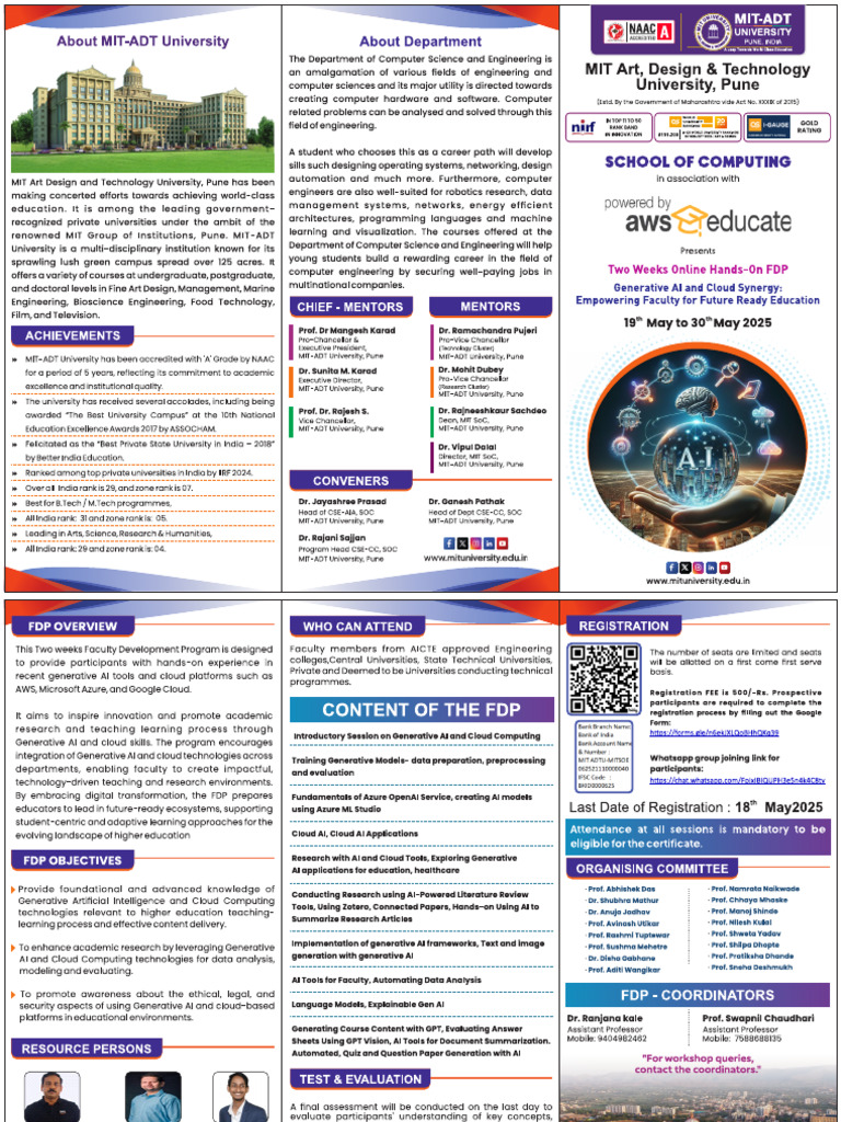 F Flyer Gen Ai FDP | PDF