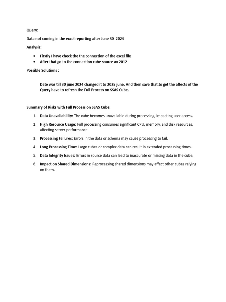 Query Solution Approch Review | PDF