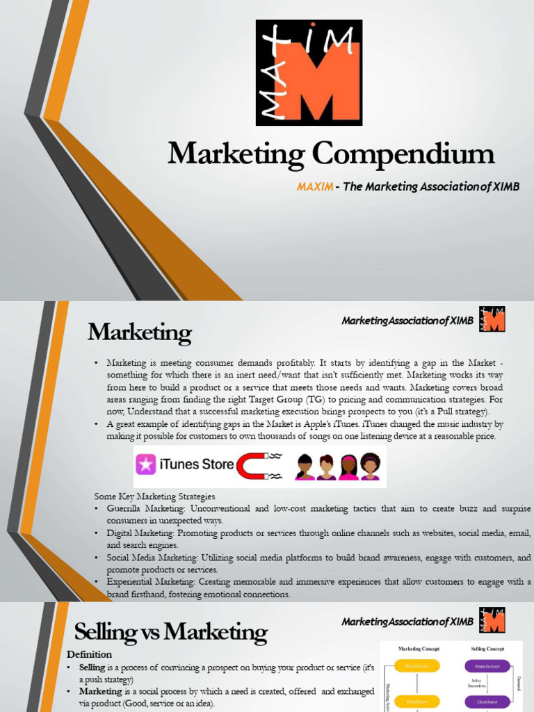 Marketing Strategies and Concepts Overview | PDF | Marketing ...