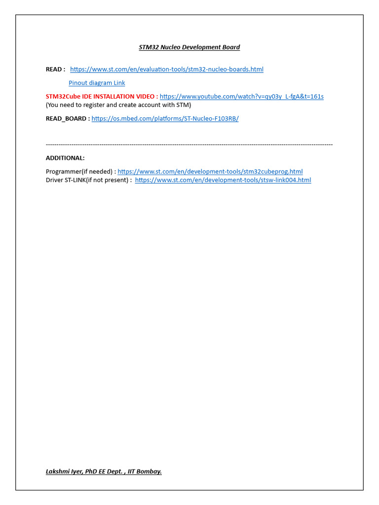 STM32 Nucleo-F401RE Pinout Guide | PDF