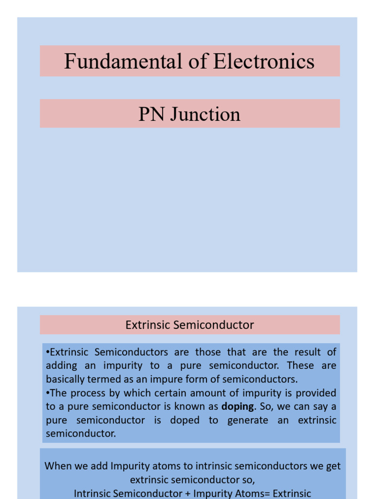 PN Junction - Forward - Reverse Biasing L6 | PDF | Semiconductors | P–N Junction