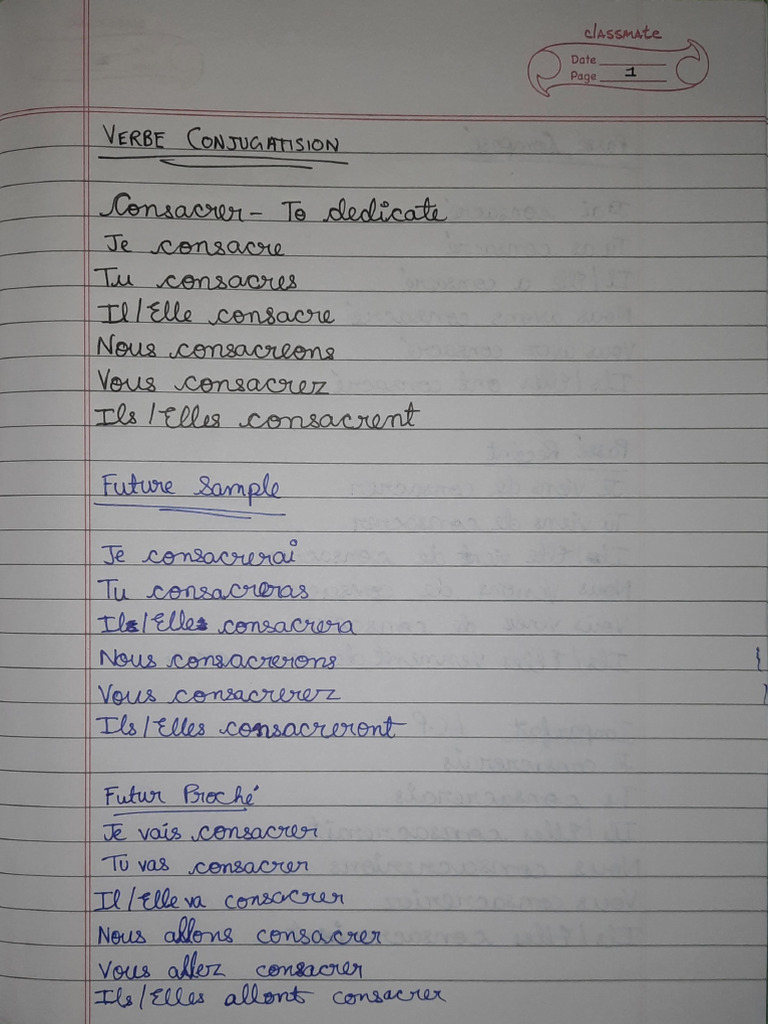 French Notes 1 | PDF