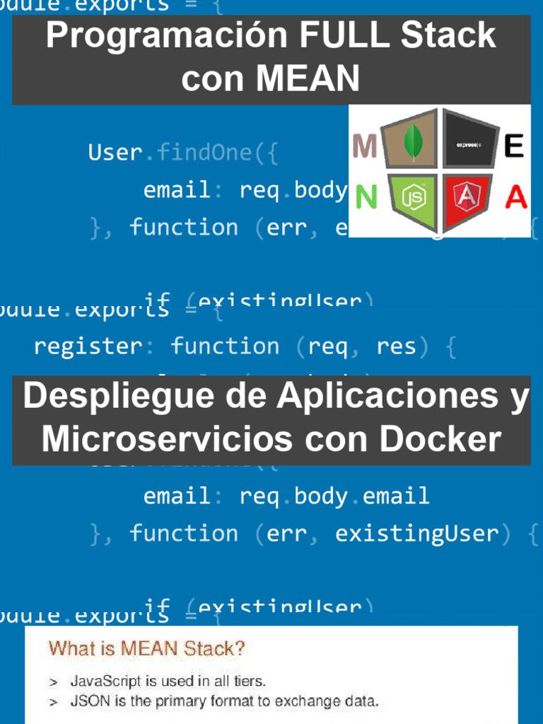 Programacion FULL Stack MEAN | PDF
