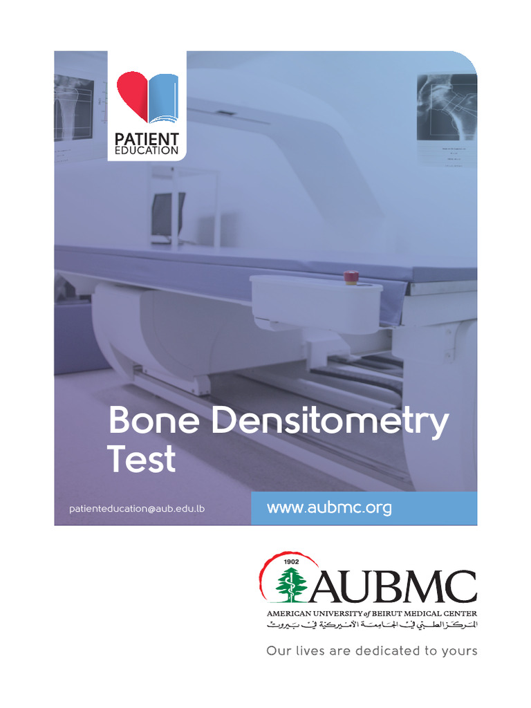 Bone Densitometry Test Overview | PDF | Bone | Osteoporosis
