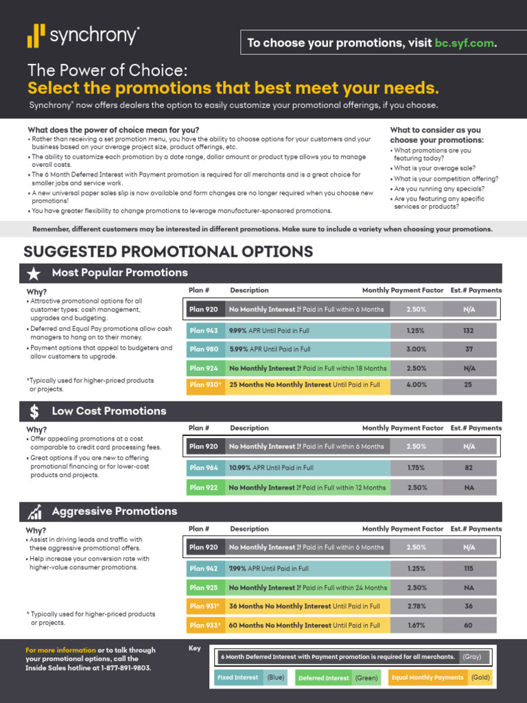 Customizable Promotions for Dealers | PDF | Annual Percentage Rate ...