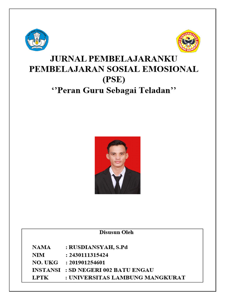 Rusdiansyah, S.PD - 2430111315424 - Peran Guru Sebagai Teladan | PDF