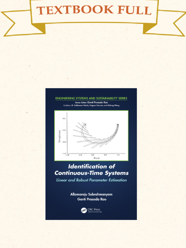 Identification of Continuous Time Systems Linear and Robust Parameter Estimation 1st Edition ...