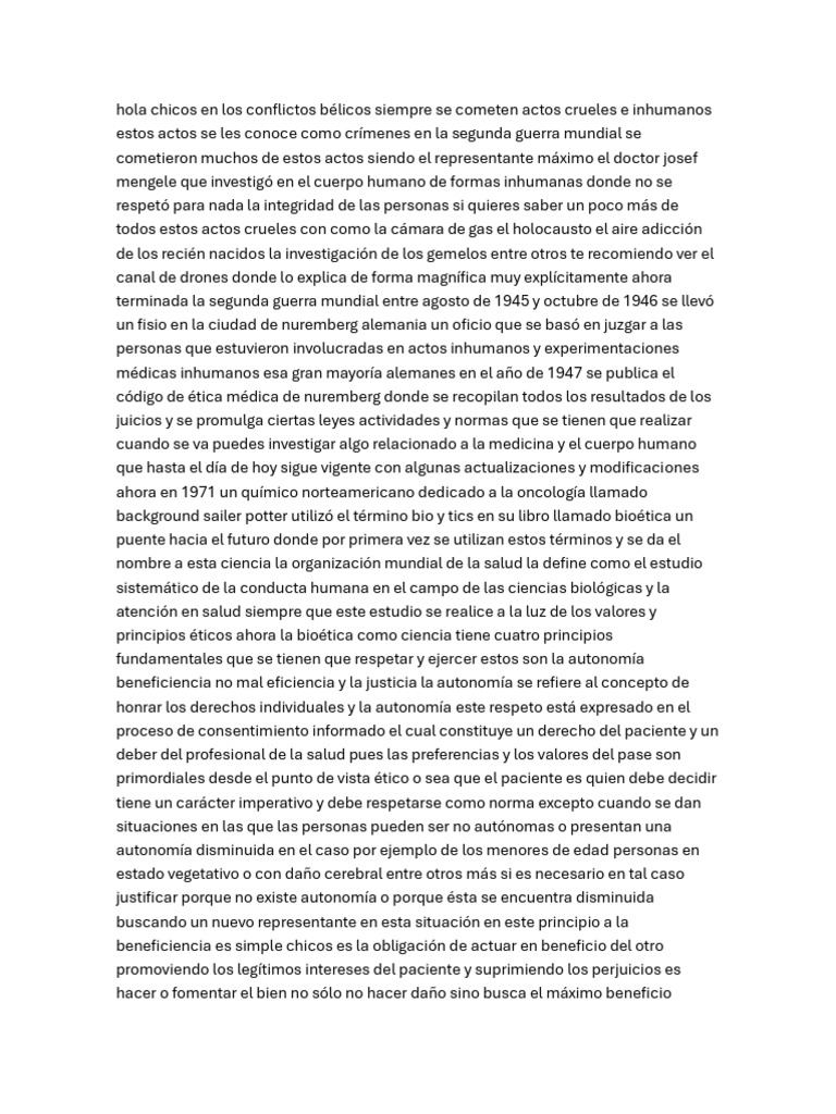 Comparto 'Documento (1) (6) ' Contigo | PDF | Bioética | Autonomía