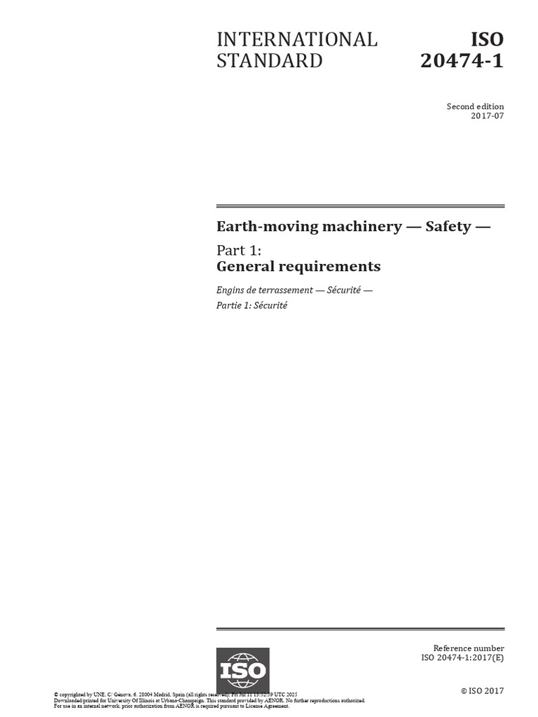 Iso 20474-1 - 2017 | PDF | International Organization For Standardization | International ...