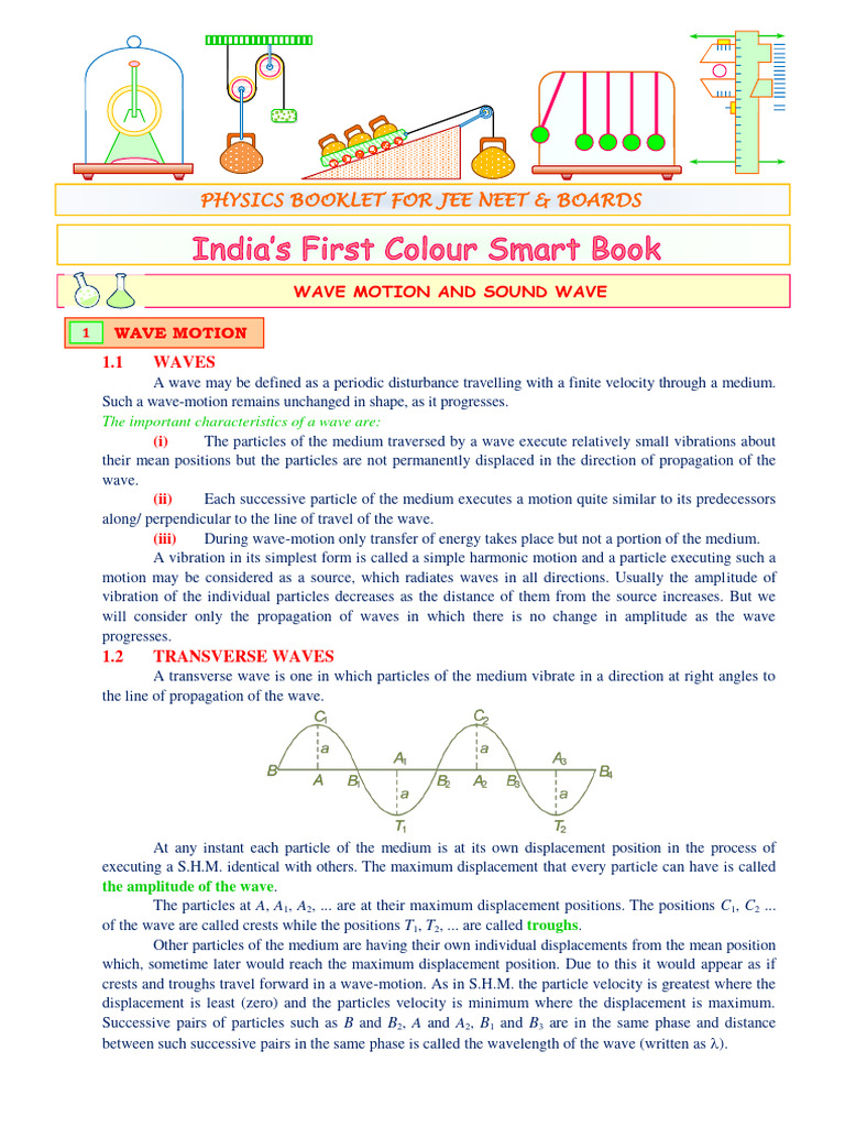 Wave Motion and Sound Principles | PDF | Waves | Sound