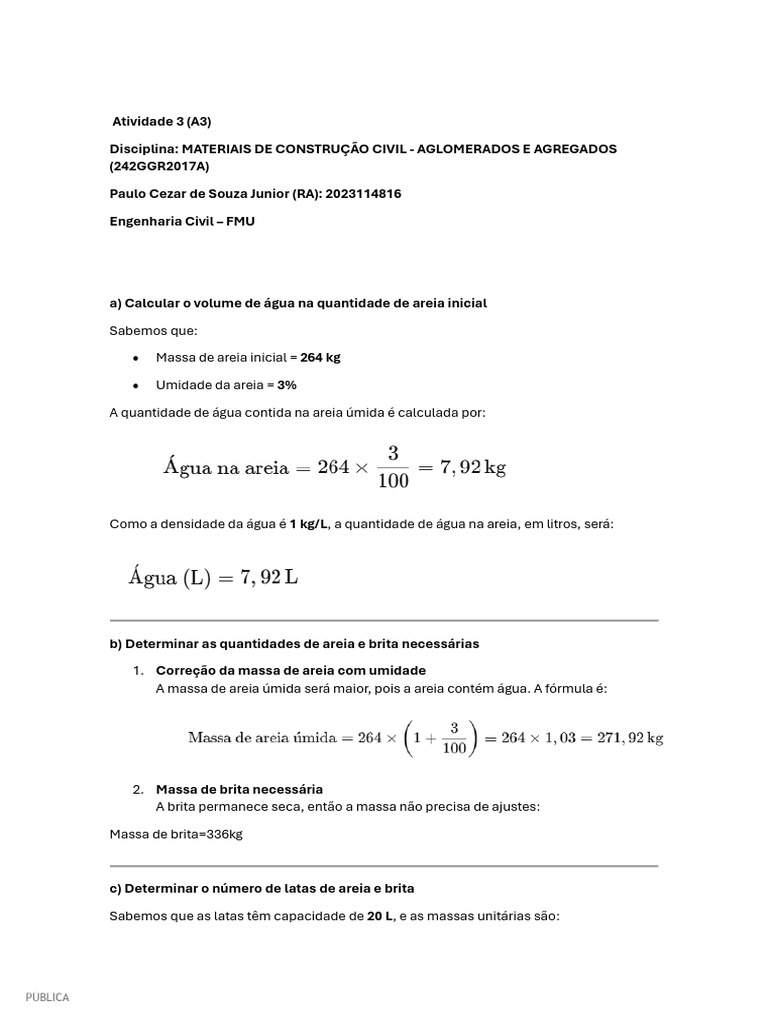 Atividade 3 A3 | PDF