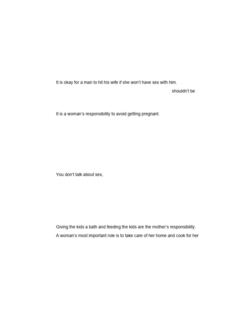 Gender Equitable Men GEM Scale | PDF | Human Sexuality | Human Reproduction