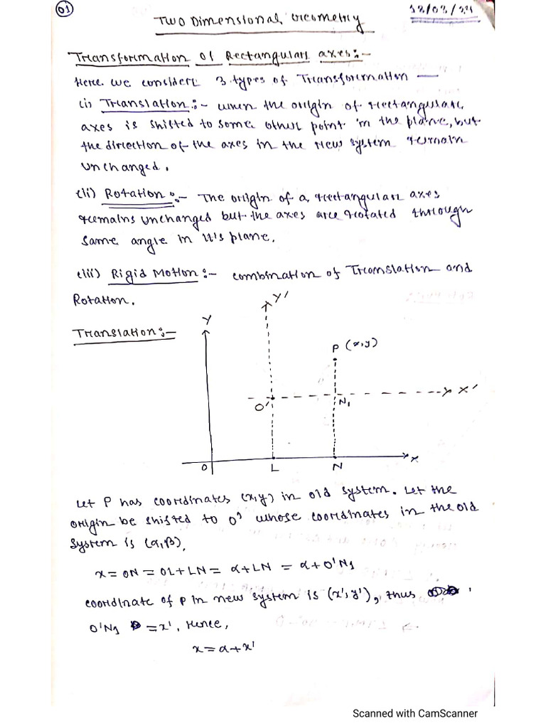 2 Dimensional Geometry | PDF