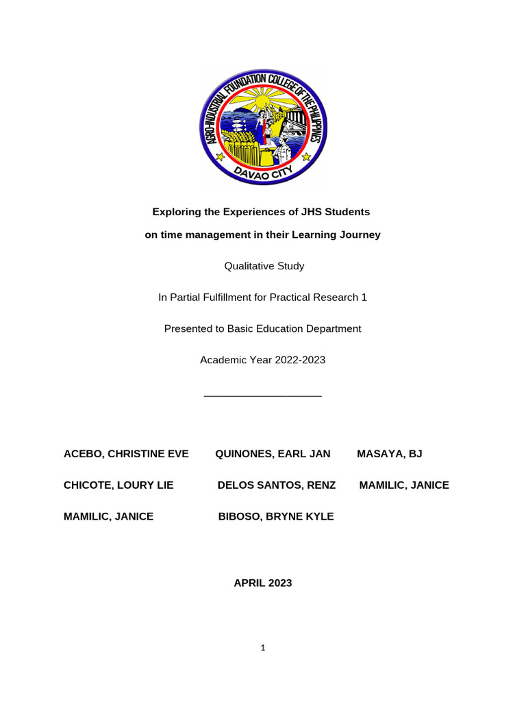 Group 3 Qualitative Research | PDF | Constructivism (Philosophy Of Education) | Learning
