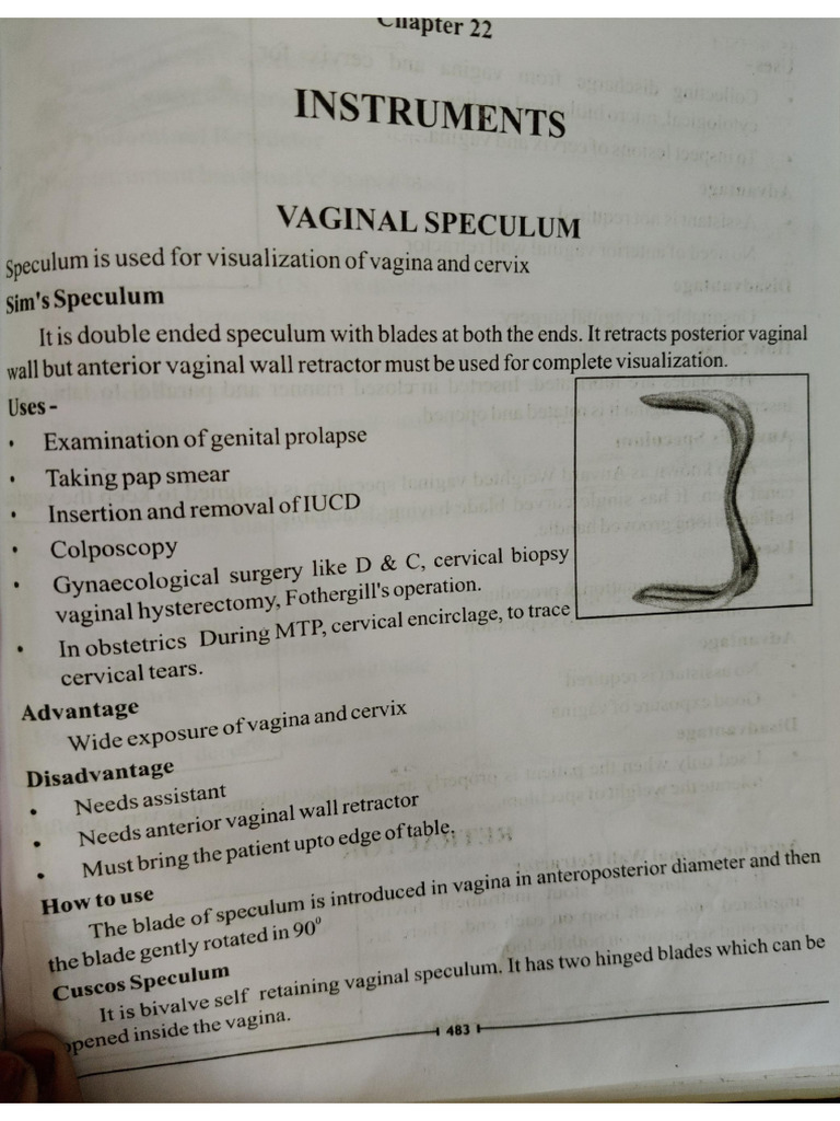 Gynecology Instruments | PDF