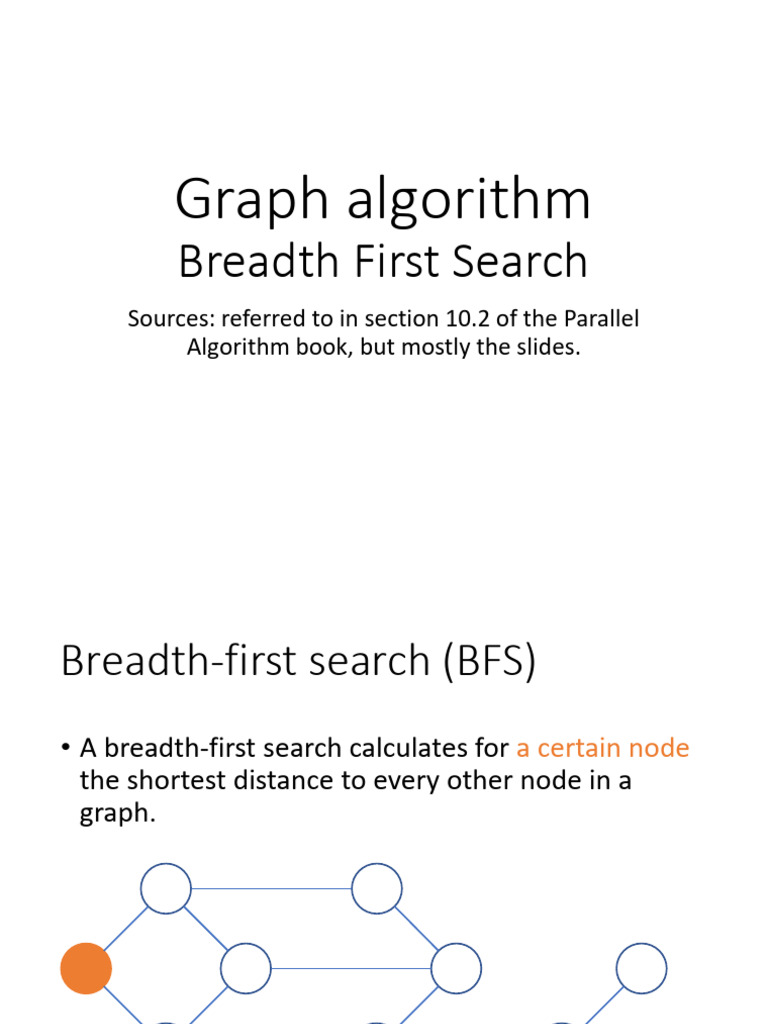 Bert 2b Parallel Algorithms BFS | PDF | Combinatorics | Mathematical Relations