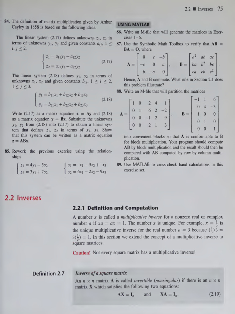 Kenneth Hardy - Linear Algebra For Engineers and Scientists Using ...
