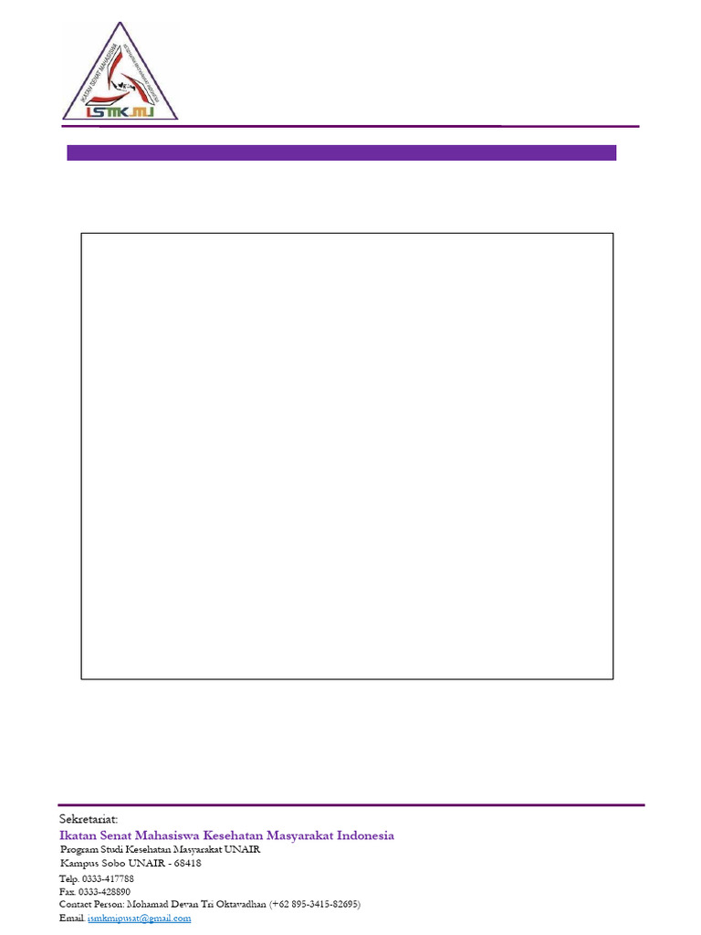 Surat Motivasi Posisi ISMKMI | PDF