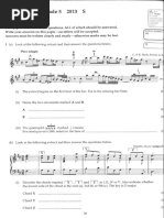 AMEB Grade 2 Theory Exam Paper | PDF | Scale (Music) | Minor Scale