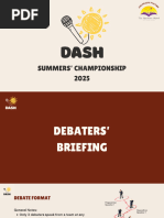 Understanding Debate Motions | PDF | Policy | Argument