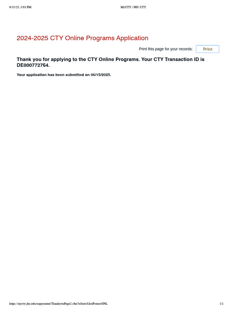 Mycty - Jhu Cty | PDF