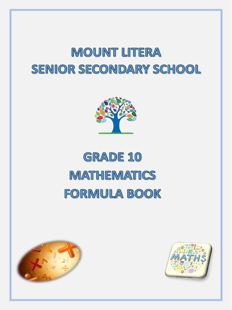 10 Math Formula Book | PDF