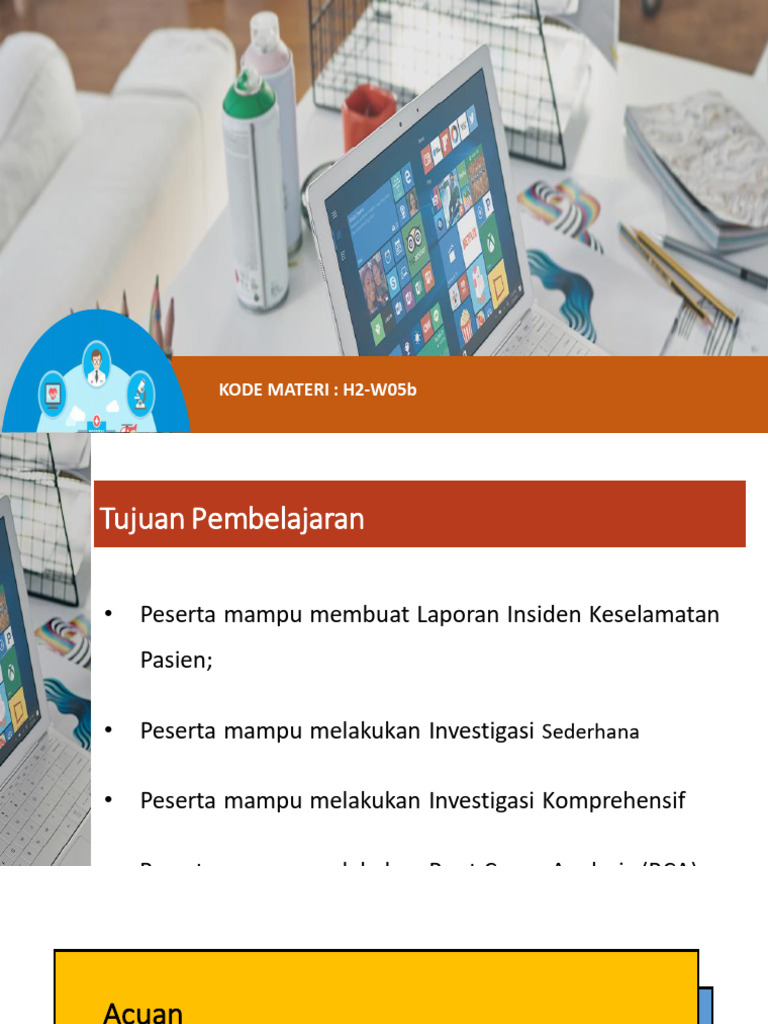 H2-W05b. Investigasi Sederhana Laporan Insiden Dengan SimMUTU | PDF