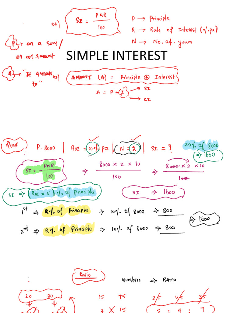Simple Interest | PDF