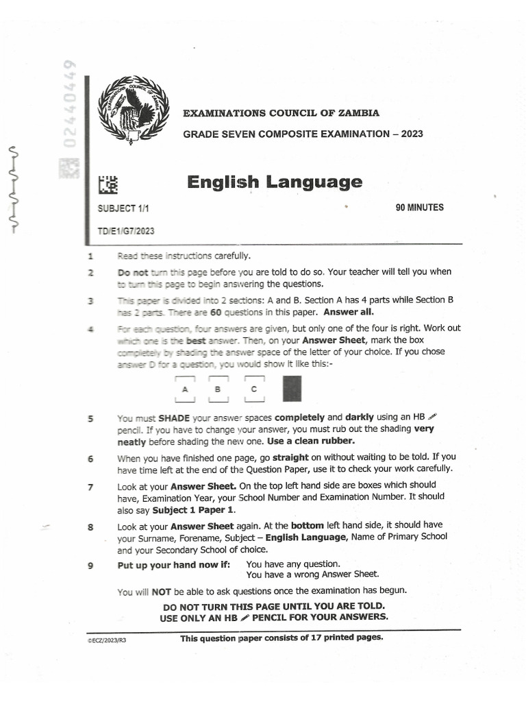 Grade 6 English | PDF