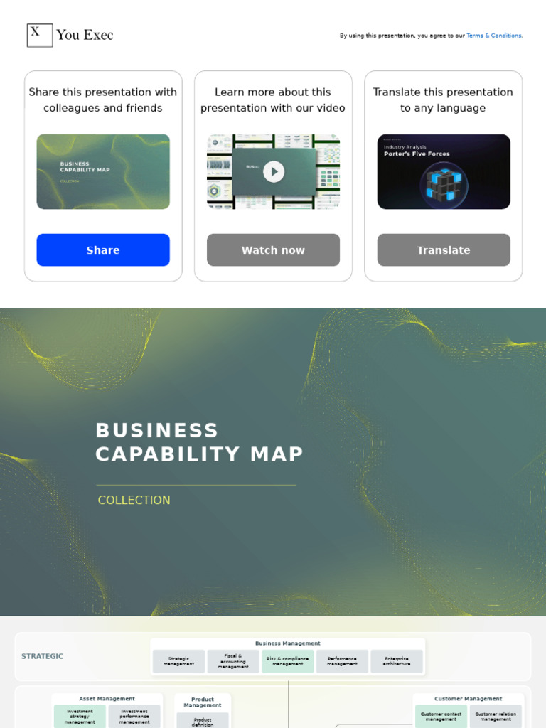 Business Capability Map Overview | PDF | Mergers And Acquisitions ...