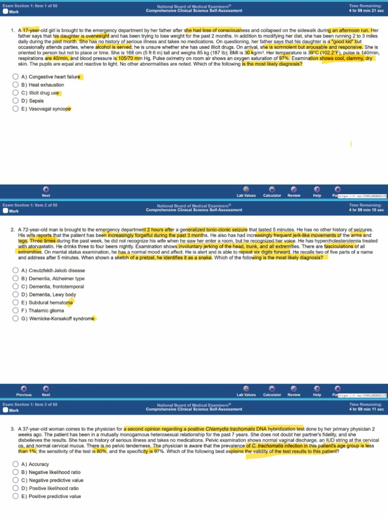 NBME Medical Study Zone Channel | PDF