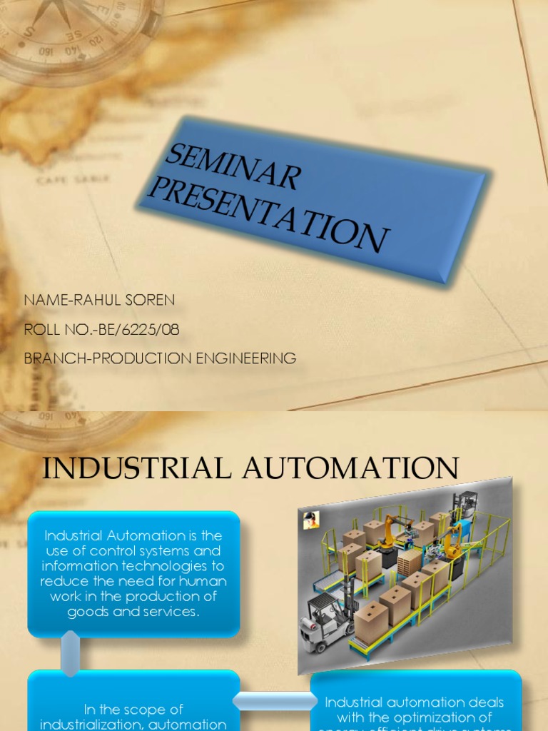 Seminar Presentation - Flexible Manufacturing | PDF | Automation | Machines