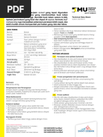 Kegunaan dan Daya Sebar MU-400 GranitFix | PDF