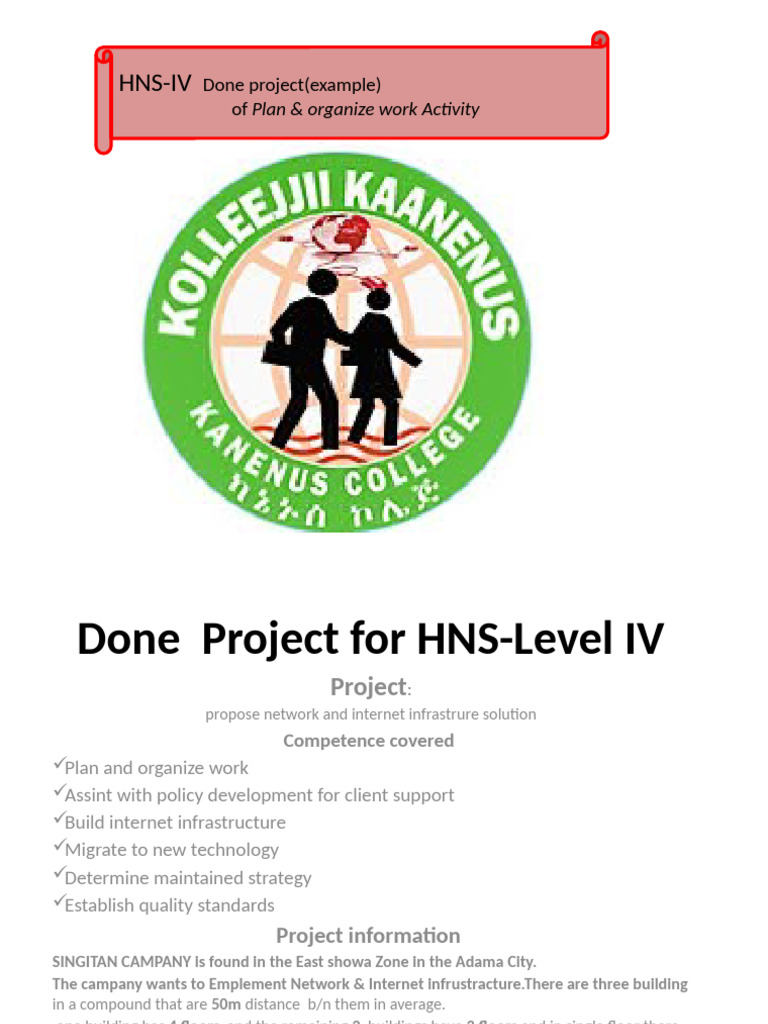 HNS Level IV Network Proposal | PDF | Computer Network | Personal Computers