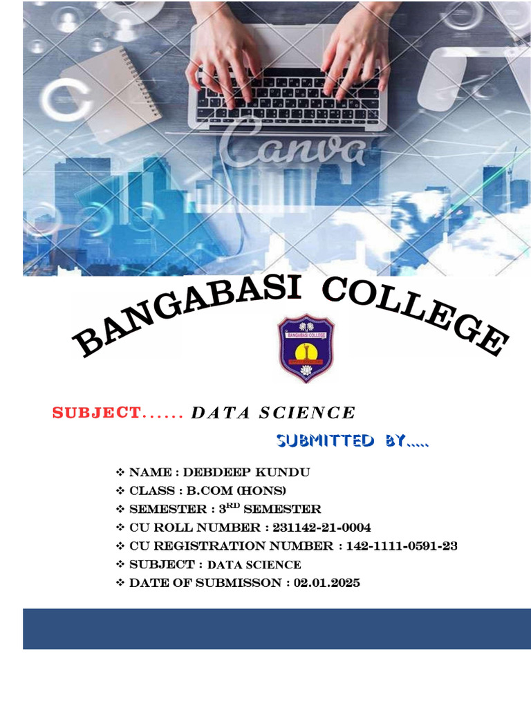 Data Science Front Page | PDF