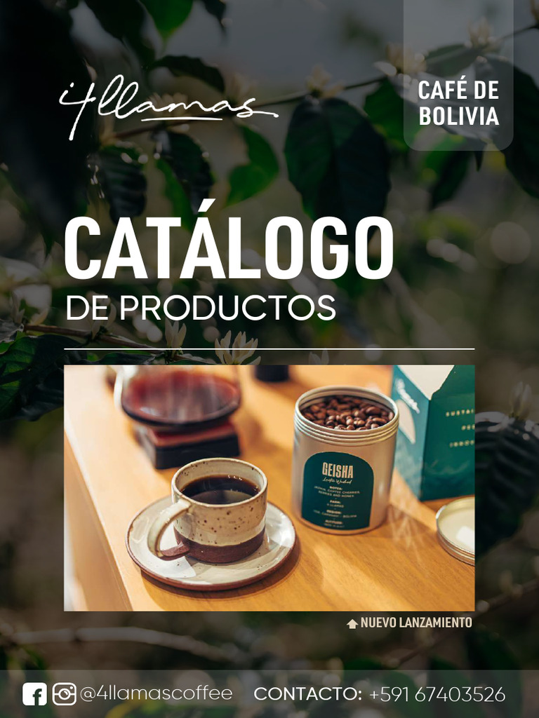 Catálogo 4 Llamas SC | PDF | café | Bebidas calientes