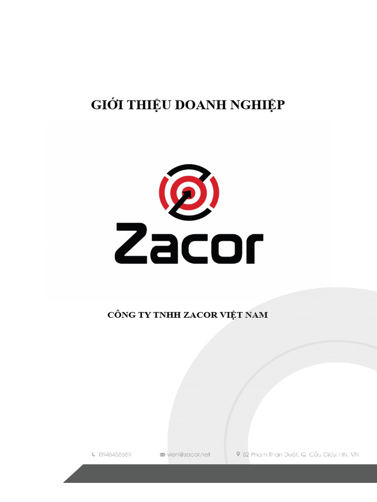 Company Profile Zacor VN Jul2022 | PDF