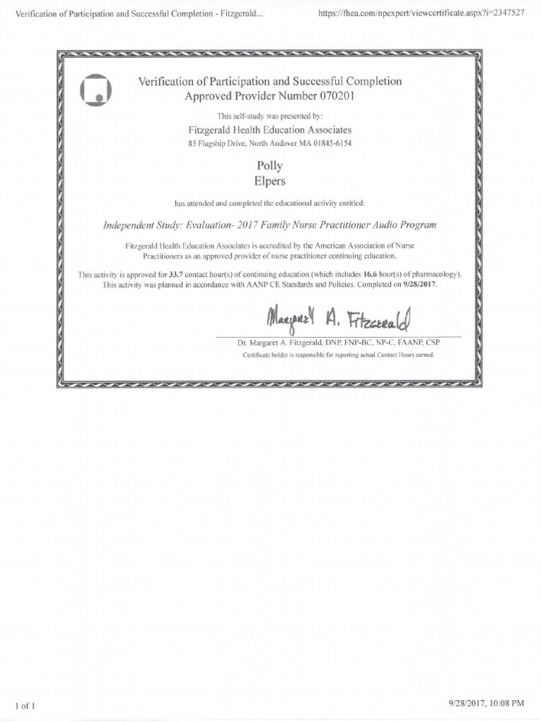 Elpers Fitzgerald Completion | PDF