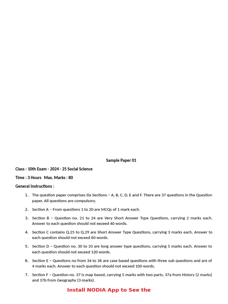 Install NODIA App To See The Solutions | PDF | Economic Inequality ...